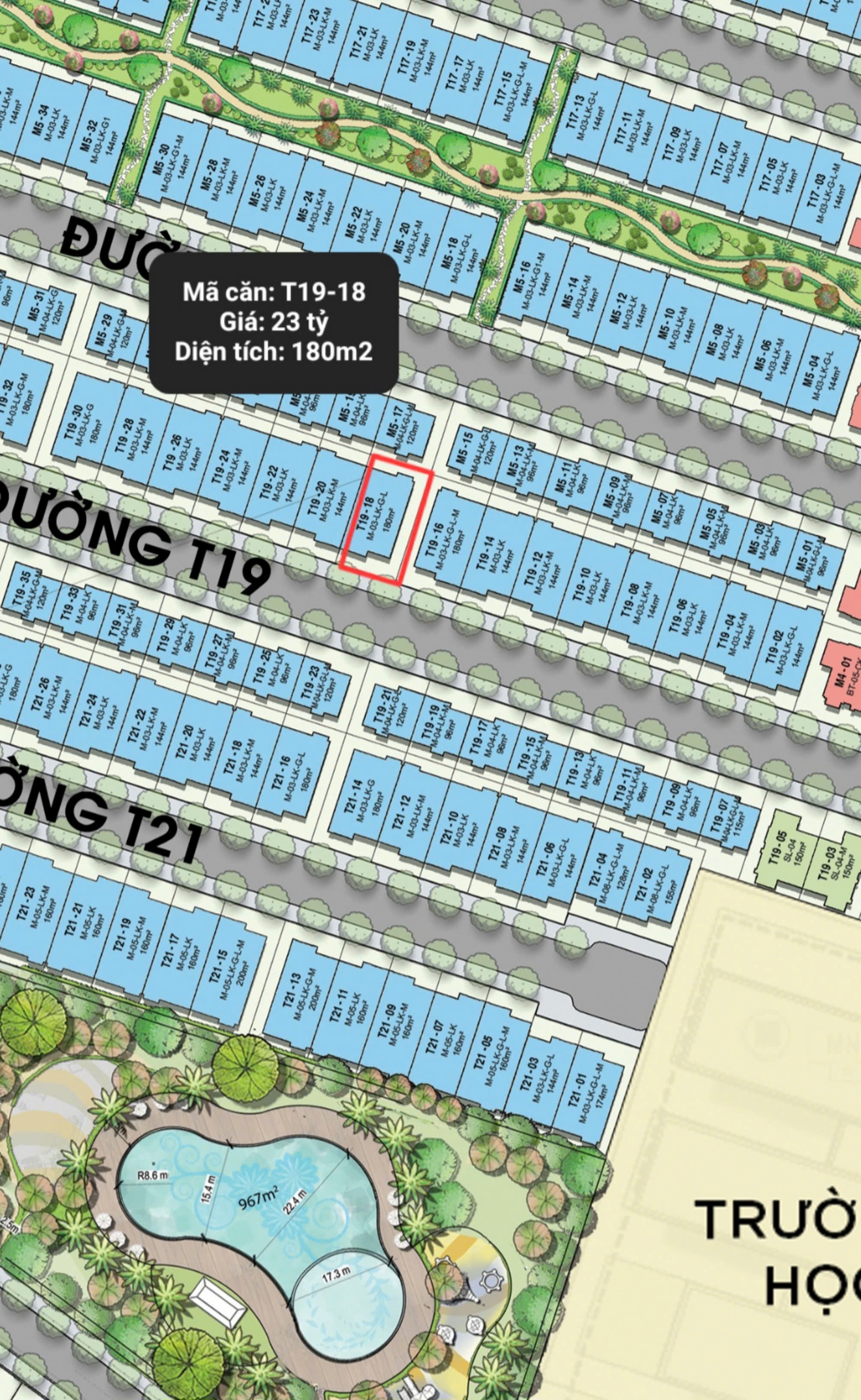 Bán nhà phố Vinhomes Grand Park căn T19-18 đã HTCB đẹp, giá rẻ